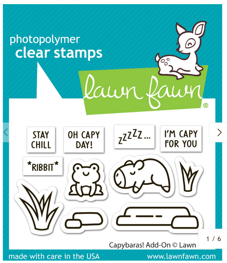 Capybaras! add-on Stamp AND Die BUNDLE – TheStampStop